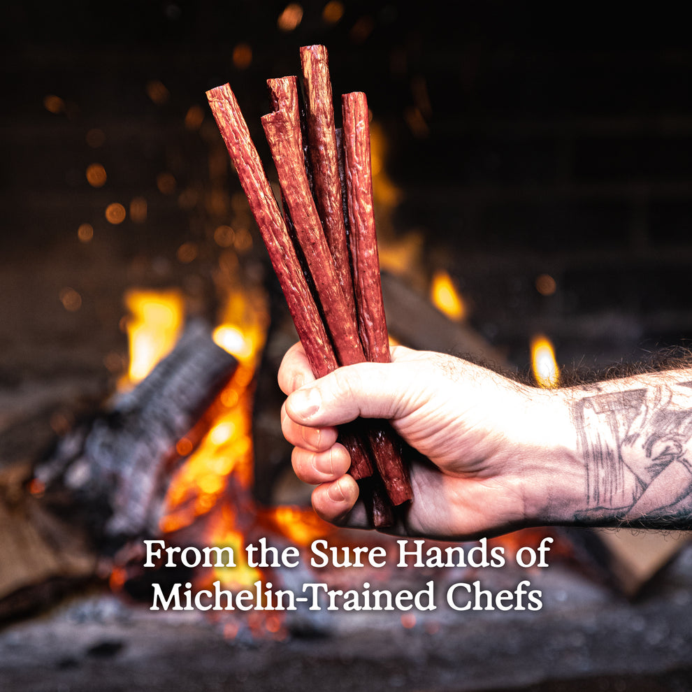 Carnal | Black Truffle & Black Garlic Beef Sticks – Carnal Jerky